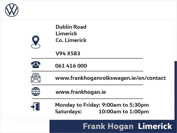 Volkswagen Taigo 2023 For Sale in Limerick from Frank Hogan Ltd