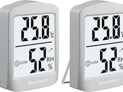Hoyiours Hygrometer Room Thermometer Indoor Humidity Gauge Humidity ...