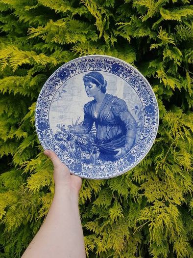 Blue Delft Plate For Sale in Mallow, Cork from latablebelge