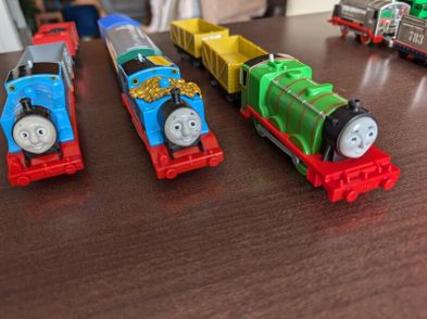 Trackmaster Thomas Trains X 3 With Carriages Lot 4 For Sale in Raheny ...