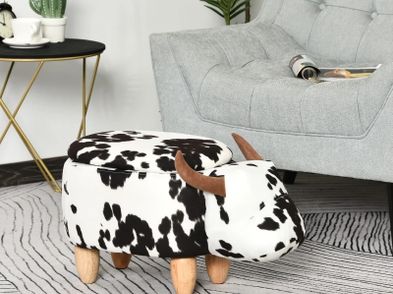 Animal Footrest Kids Storage Ottoman Footstool Shoe Change Stool For ...