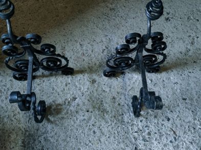 Blacksmith Made Fire Dogs For Sale in Blanchardstown, Dublin from Old ...