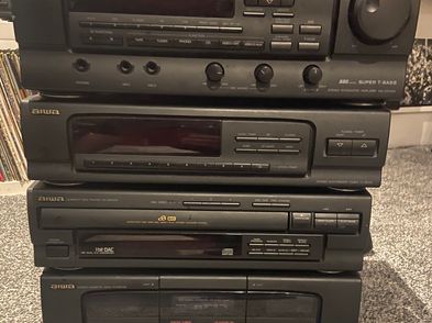 Aiwa Mx Z9100mk Hi Fi Stereo Stack System Please Read Description For ...