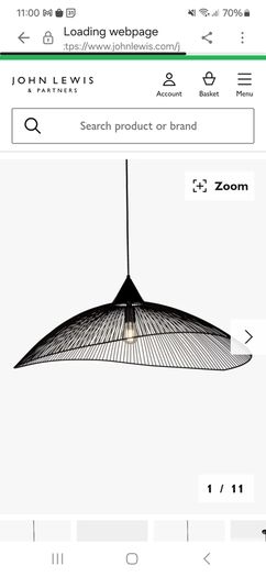 Ceiling Light Hiko John Lewis For Sale in Blackrock, Cork from Zoe Kelly
