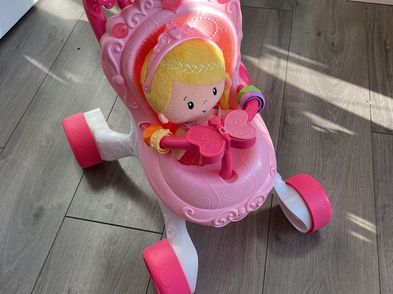 Fisher Price Princess Stroll Along Musical Walker And Doll For Sale in ...