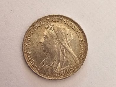 1897 Silver 3 Pence For Sale in Portlaw, Waterford from maciej78eta