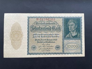 Germany 10000 Mark 1922 Vampire Note Pick 72a For Sale in Celbridge ...