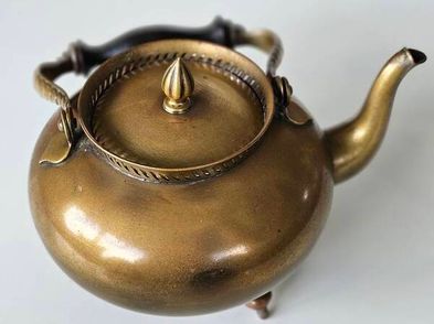 Small Ornate Copper Tea Pot For Sale in Boher, Limerick from D.mullins392