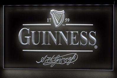 Guinness Neon Light Sign Lamp Gift Crest Decor For Sale in Enfield ...