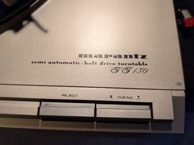 Marantz Tt130 Vintage Turntable Classic Gold Finish Warm Sound 1980s ...