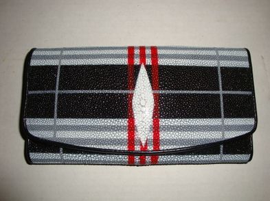 Seaworld Black Pearl Genuine Stingray Lady Wallet For Sale in ...