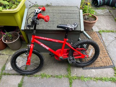 Red Fade Bike 15 Wheel For Sale in Rialto, Dublin from chateaudeluxe