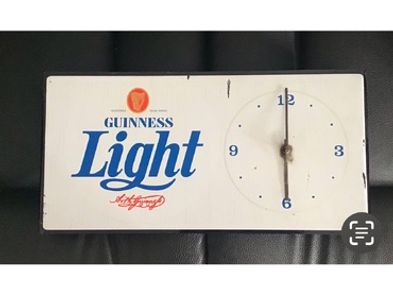 Rare Guinness Light Clock For Sale in Dublin 15, Dublin from pubstuff