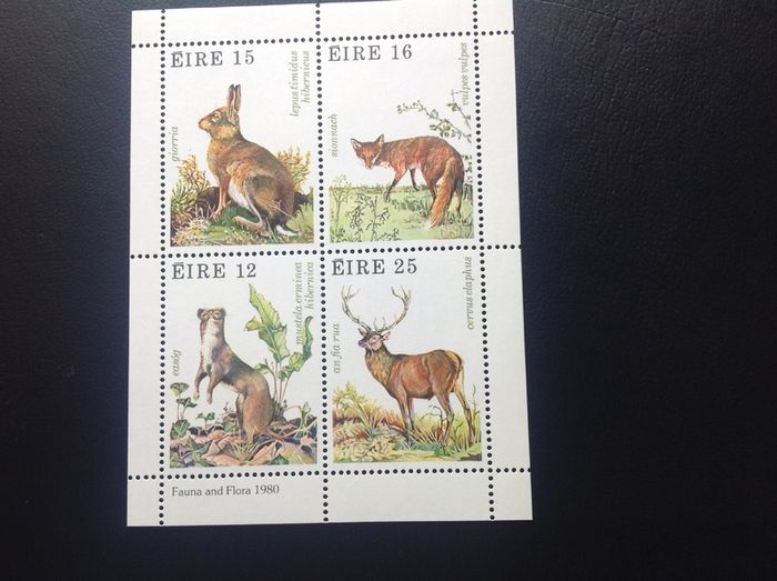 Irish Stamps 1980 Fauna And Flora Mini Sheet For Sale in Blanchardstown ...