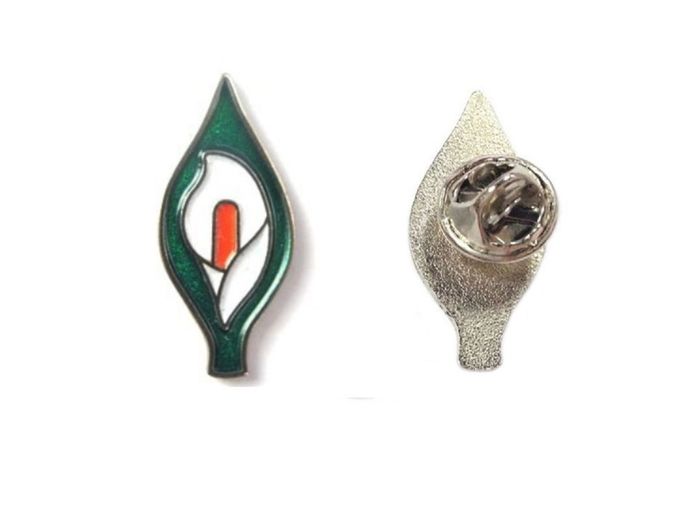 Irish Ireland Easter Rising Centenary Republican Lily Badge Pin Limited ...
