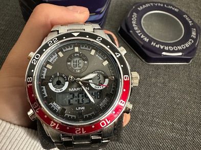 Martyn Line Dual Time Watch For Sale in Portlaoise, Laois from ladybird133