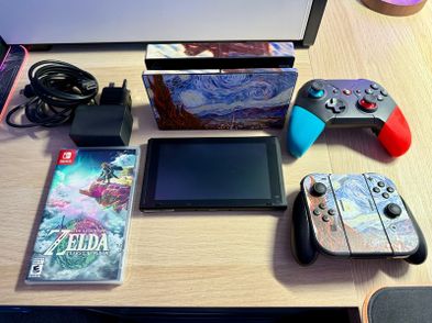 Nintendo Switch Bundle Legend Of Zelda Totk 2 Controllers For Sale in ...
