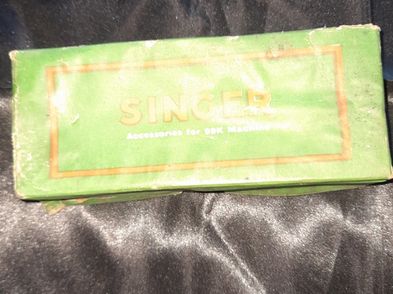 Rare Old Singer Sewing Box With Contents These Usually Get Lost Its The ...