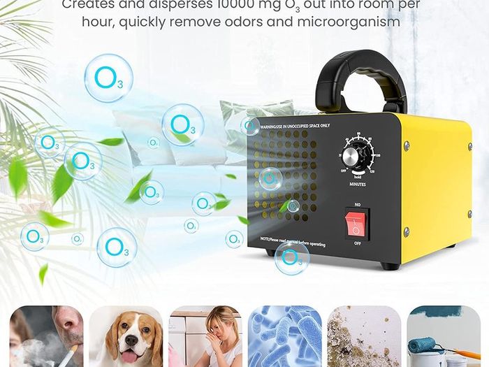 Modern Ozone Generator 10000 Mg H Compact O3 Ozone Gadget Scent ...