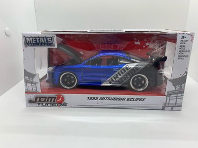 Jada 124 Diecast Model Jdm Tuners 1995 Mitsubishi Eclipse Model For ...