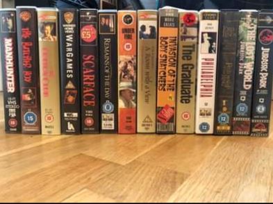 Video Vhs Collection For Sale Just Over 100 Tapes And 4x 24 Vhs Holder ...