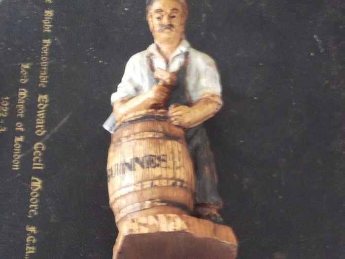 A Vintage Hand Carved Wooden Guinness Barrell Maker For Sale in Dublin ...