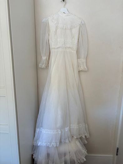 Beautiful Vintage 1970s Edwardian Style Wedding Dress Gunne Sax ...