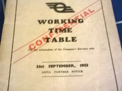 Cie Working Timetables 1953 For Sale in Cavan, Cavan from lynchiered