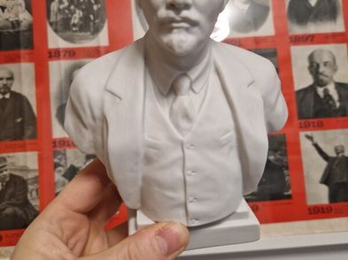Lenin Vintage Soviet Russian Porcelain Bust Of Communist Leader For ...