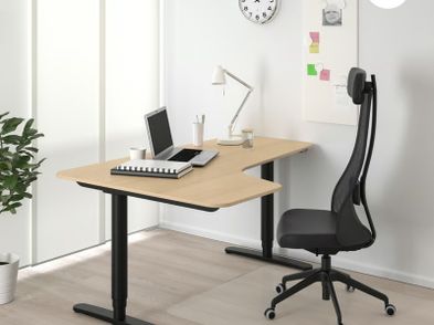 Ikea Bekant Corner Desk Right Excellent Condition Ready For Collection ...