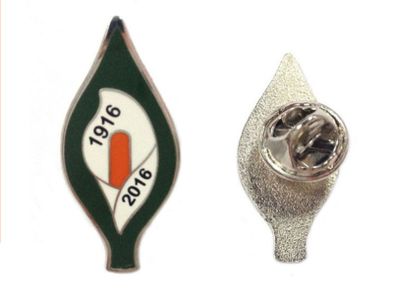 Irish Ireland 1916 2016 Easter Rising Centenary Republican Lily Badge ...