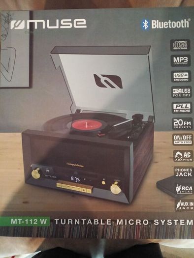 Muse 112w Turntable Cd Player Radio Bluetooth For Sale in Swords ...