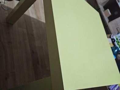 Yellow Ikea Lack Table For Sale in Enniskerry, Wicklow from caw123