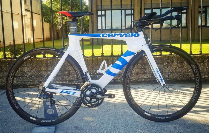Cervelo P2 Tt Bike 2014 White Blue Medium 54cm For Sale in Malahide ...