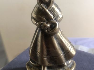 Brass Irish Colleen Display Piece For Sale in Blackrock, Dublin from Tampa