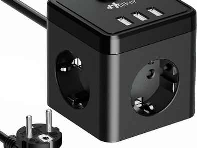 Plug Extension With Usb 3d Shape Plug Extension 3 Way Attachment 3 Usb ...