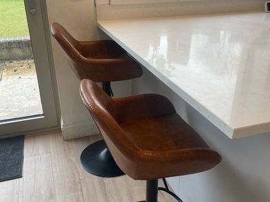 Lovely Leather Bar Stools For Sale in Rathfarnham, Dublin from Wyldy