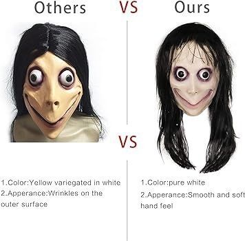 Momo Mask Scary Maskcreepy Mask Monster Mask Scary Costumes Party ...