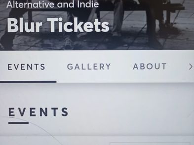 Blur Ticket For Sale in Newbridge, Kildare from K8xXx