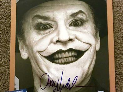 Jack Nicholson Signed Arnold Schwarzenegger Harrison Ford Signed Etc ...