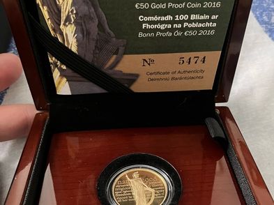 100th Anniversary Of Proclamation Of Irish Republic Gold Coin For Sale ...