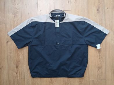 Callaway Golf Short Sleeve Windbreaker Jacket Short Mens 2xl Half Zip ...