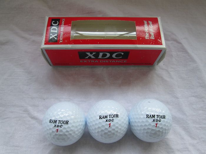 3 X Ram Tour Xdc Golf Balls With Coca Cola Logo For Sale in Navan ...