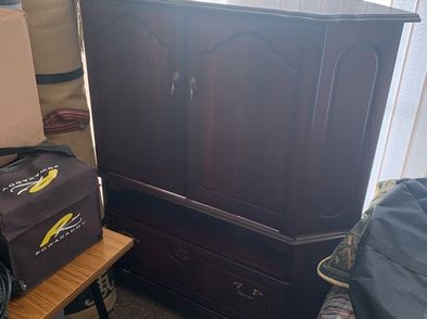 Rossmore Mahogany Tv Unit For Sale in Oranmore, Galway from Mori1976