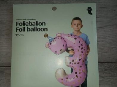 50 Cent Ad Clearance Ads Brand New Foil Balloon Number 3 Size 77cm For ...