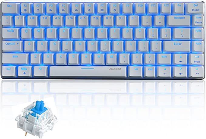 Ak33 Wired Gaming Keyboard 80 Percent Mechanical Keyboard With Clicky ...