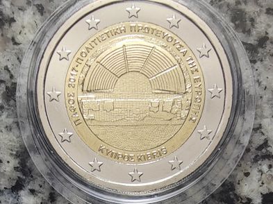 3 For 10 Mix And Match Cyprus 2 Euro Base Metals Uncirculated Coin 2017 ...