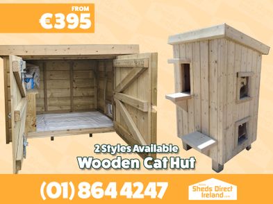 Wooden Cat Hut 2 Styles Available For Sale in Finglas, Dublin from ...