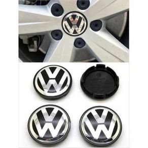 Vw Center Caps 56mm Hubcap Alloy Cover For 1j0601171 Volkswagen Polo ...