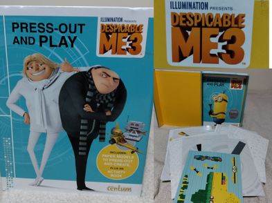 Despicable Me 3 Press Out And Play Models Activity Book For Sale in Mayo, Mayo from tuckers